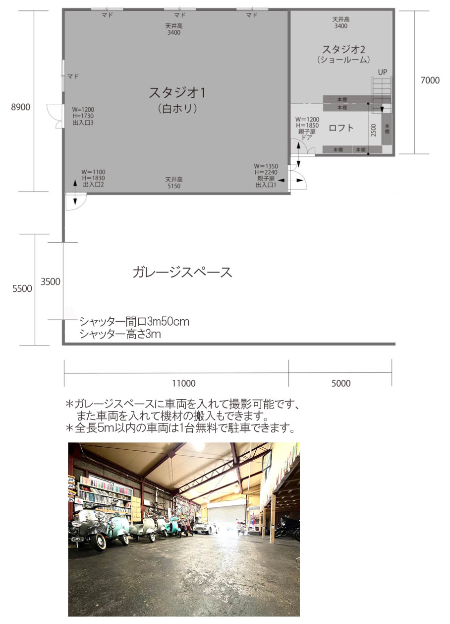 イノセントシューティングは練馬区の撮影スタジオ